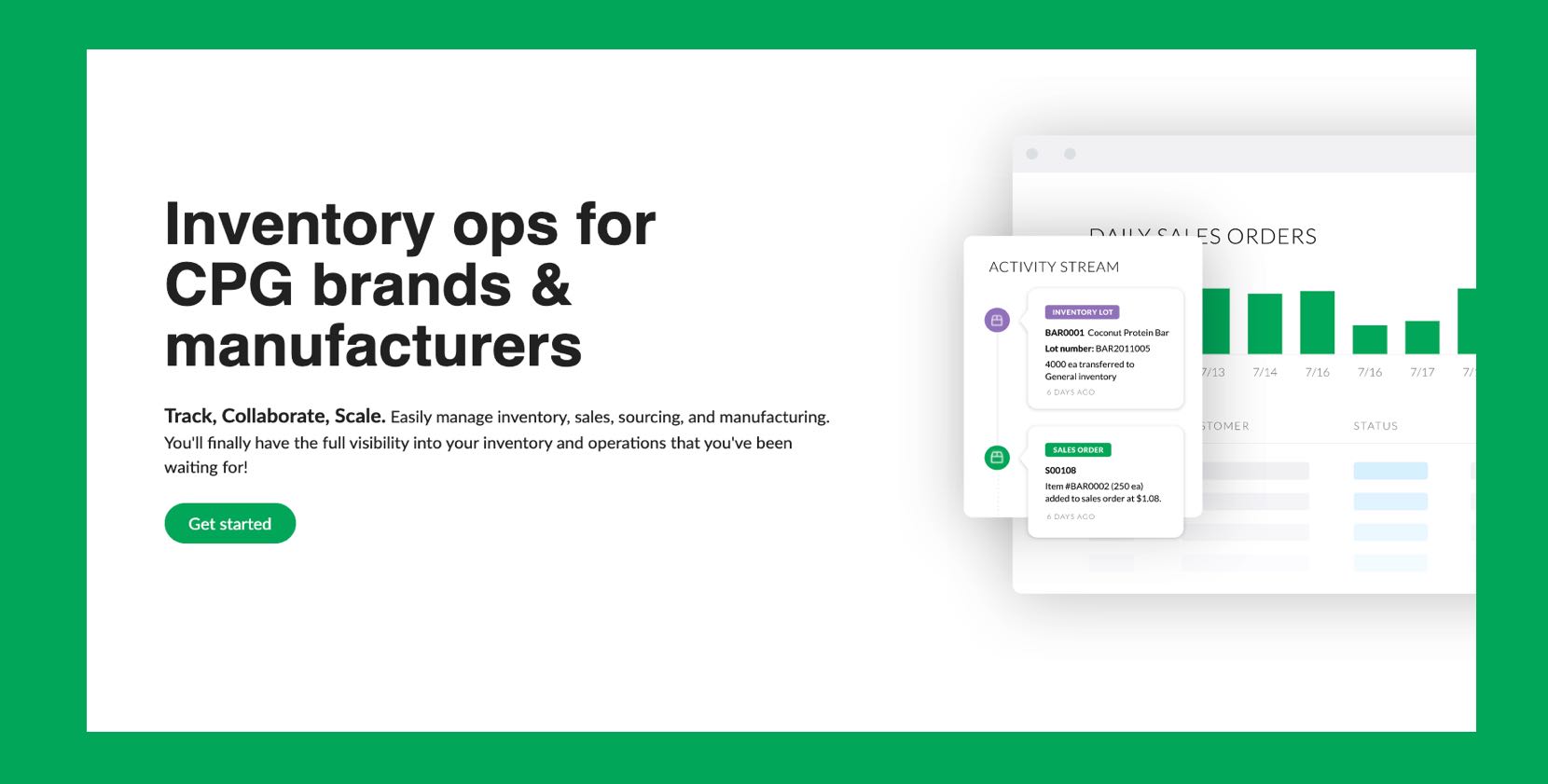 Fiddle - Inventory management for manufacturers